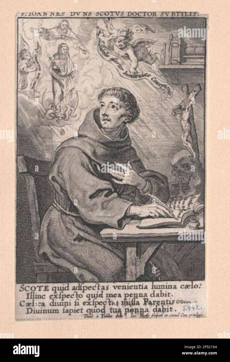 Of about Scotus, Johannes Stock Photo - Alamy