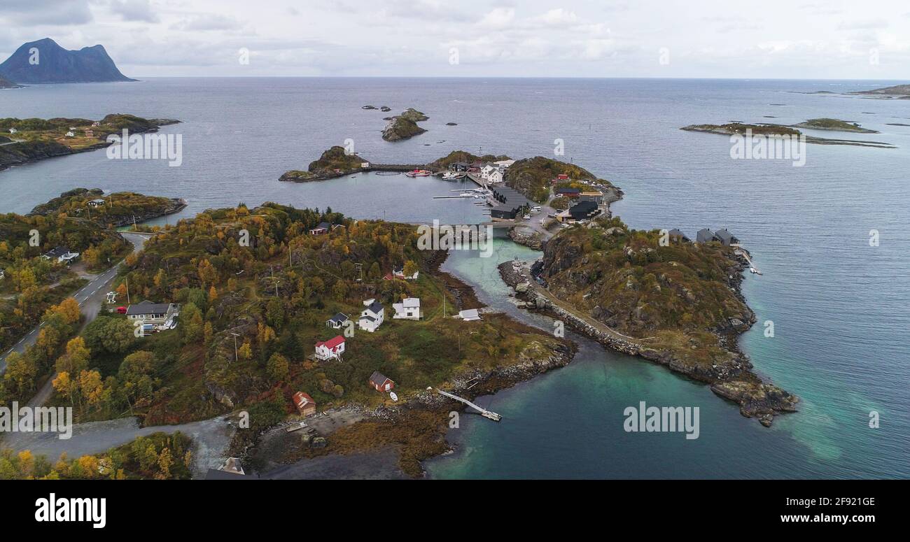 Hamn village senja autumn 02 Stock Photo - Alamy
