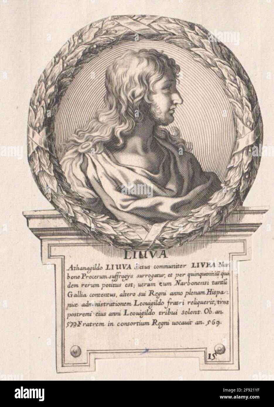 Liuva I., King of the Westgoten Stock Photo - Alamy