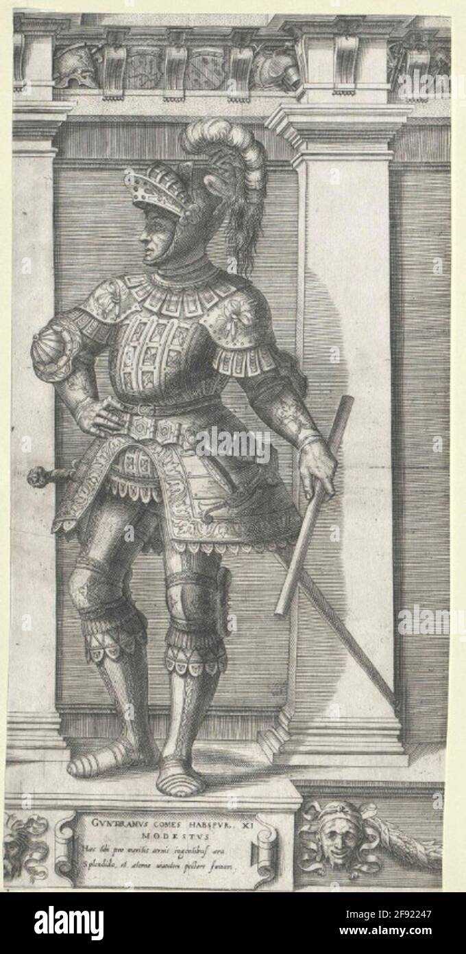 Guntram of the rich, Count of Habsburg Stock Photo - Alamy