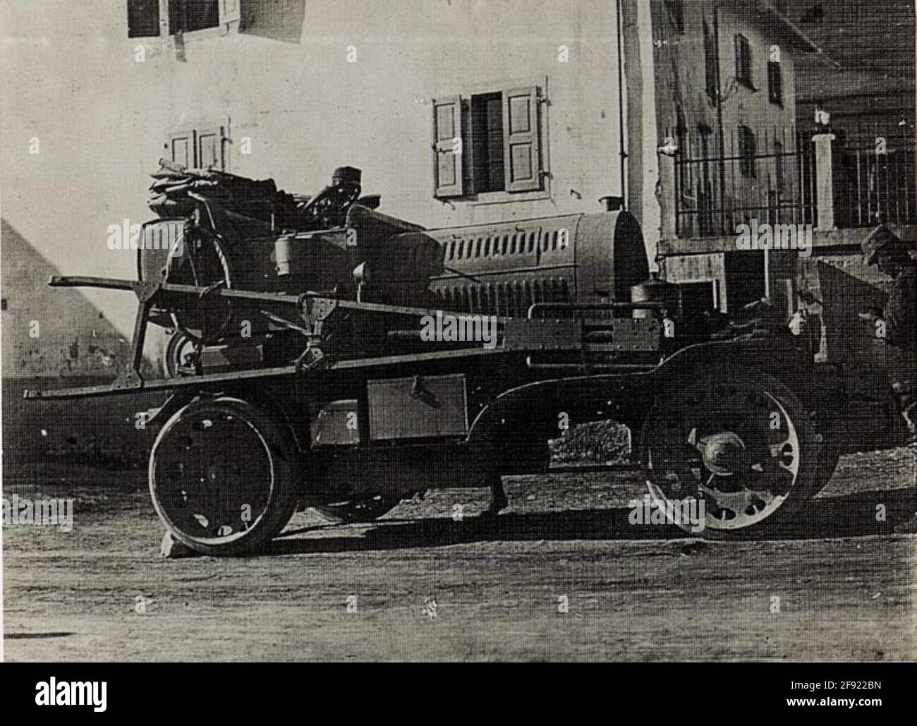 Mortar car of the 38-ERS in the Etschtal Stock Photo - Alamy