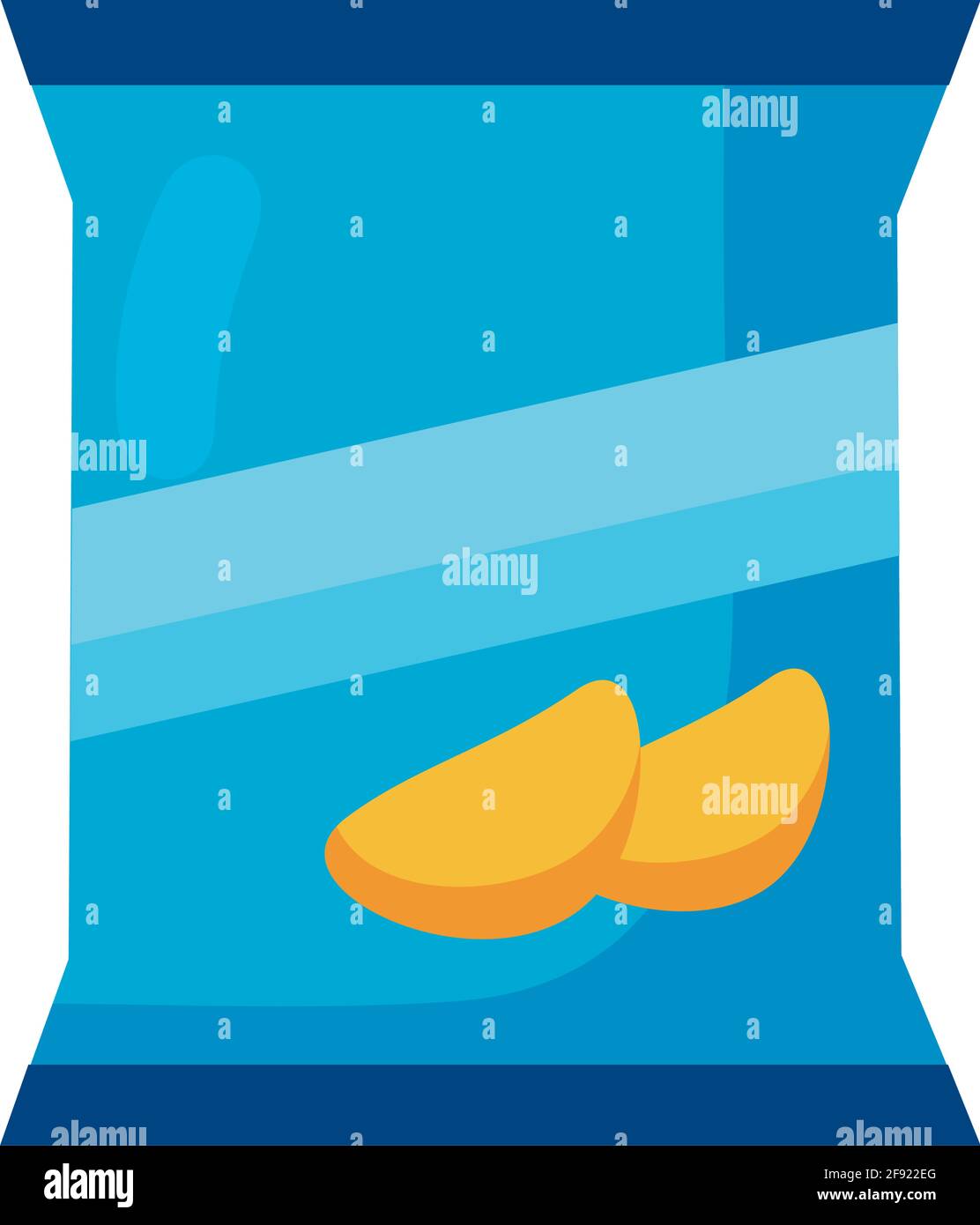 potatoes chips pack isolated icon Stock Vector Image & Art - Alamy