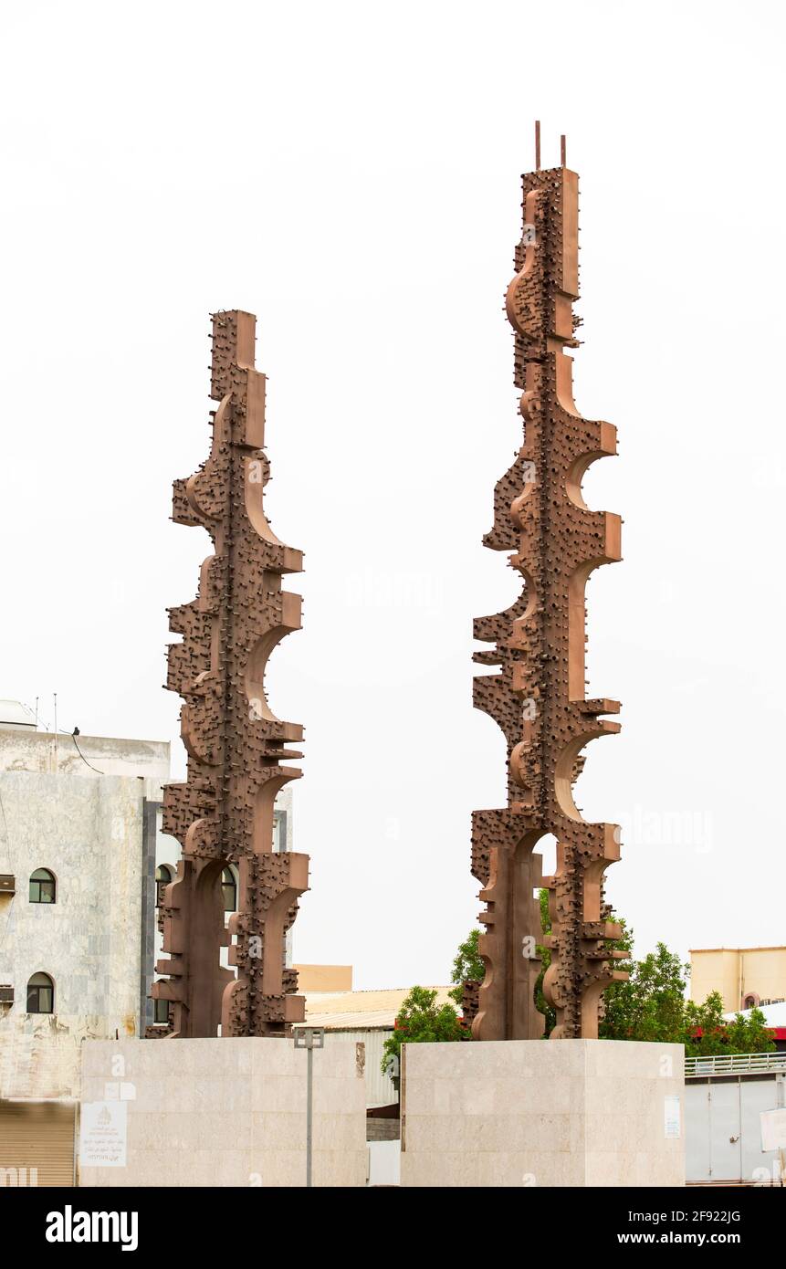 Jeddah corniche sculpture hi-res stock photography and images - Alamy