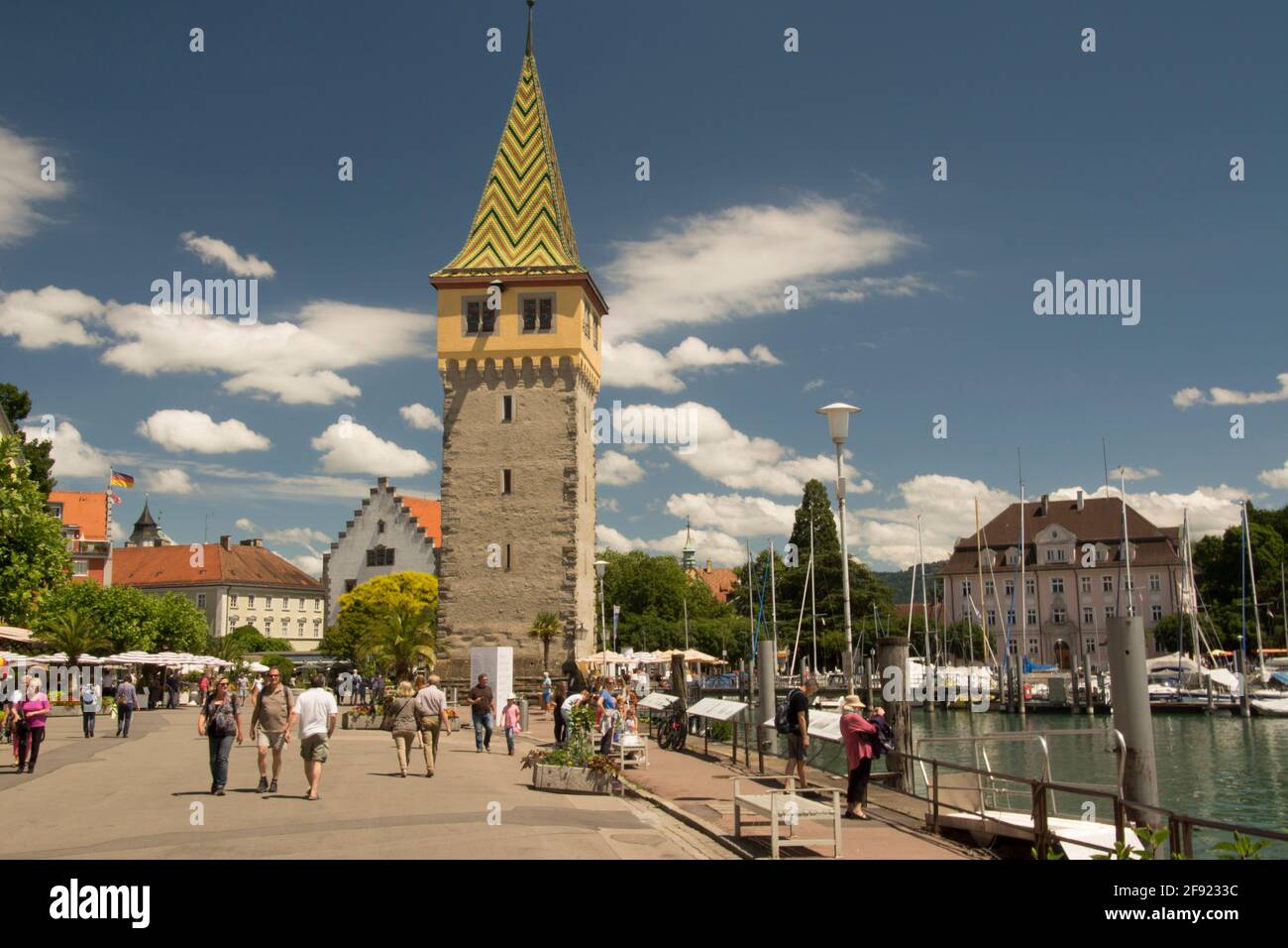 Lindau on the Bodensee (Lake Constance), Bavaria, southern Germany ...