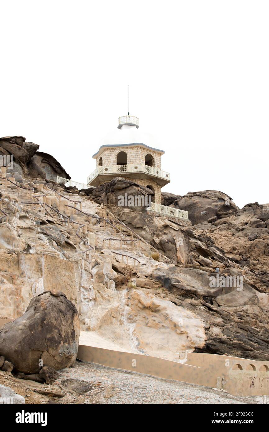 Castle tower on a rock Stock Photo - Alamy