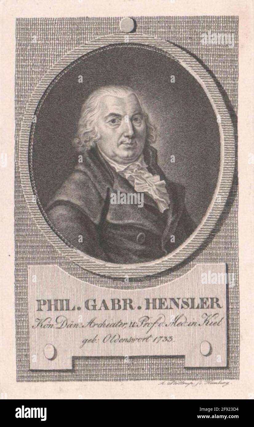 Hensler, Philipp Gabriel Stock Photo - Alamy