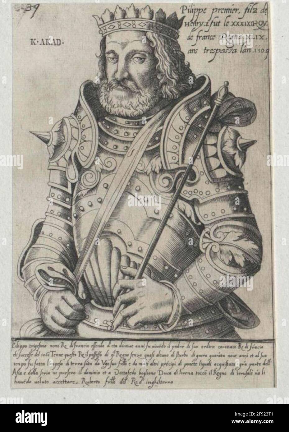 Philipp I, King of France Stock Photo - Alamy