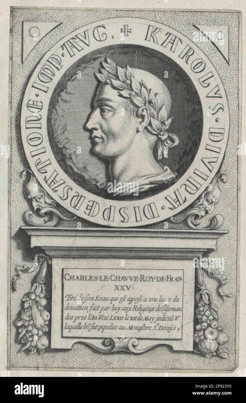 Karl II, the Kahle, Roman Emperor Stock Photo - Alamy