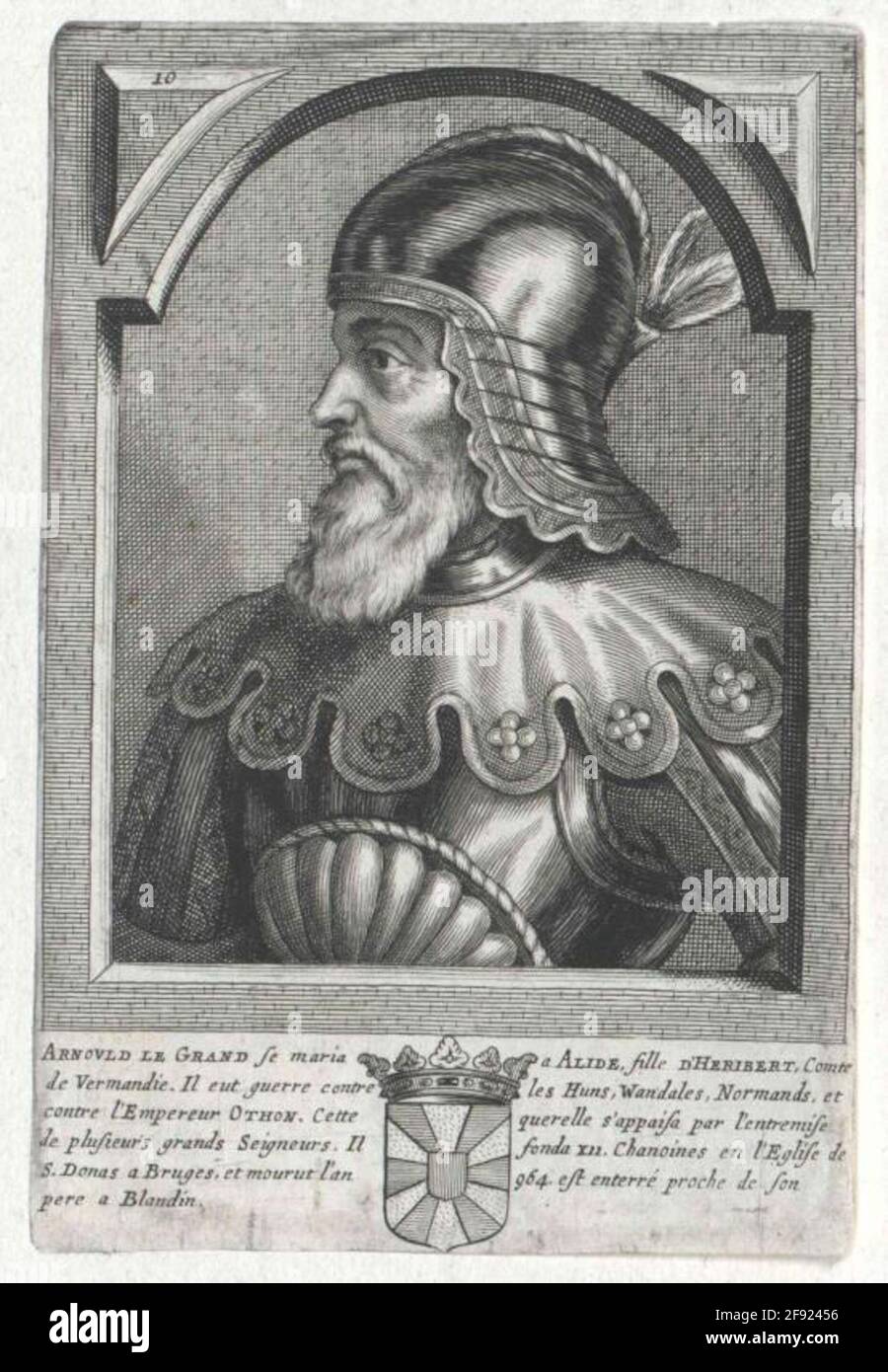 Arnulf I, Count of Flanders Stock Photo - Alamy