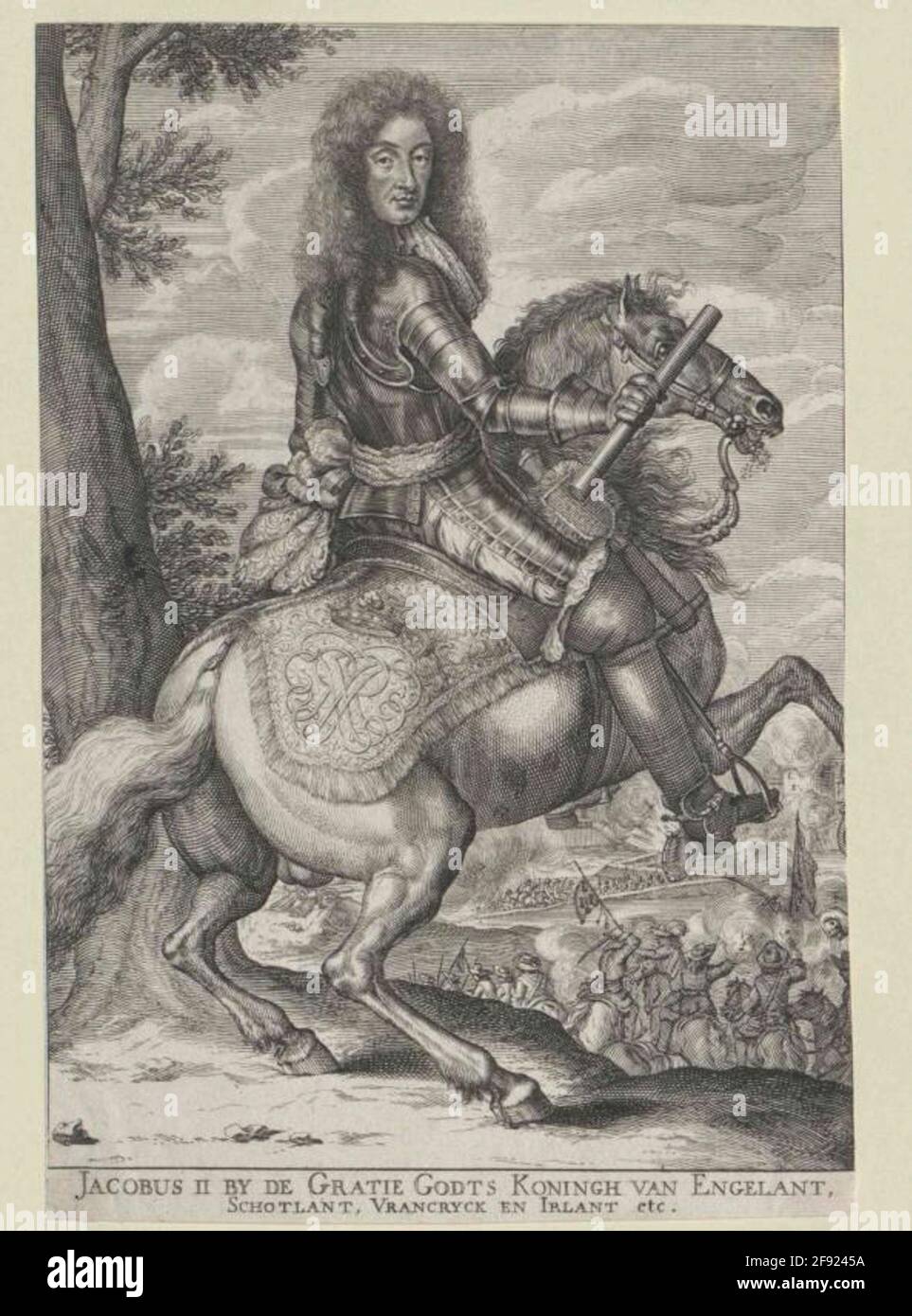 Jacob II. King of England Stock Photo - Alamy