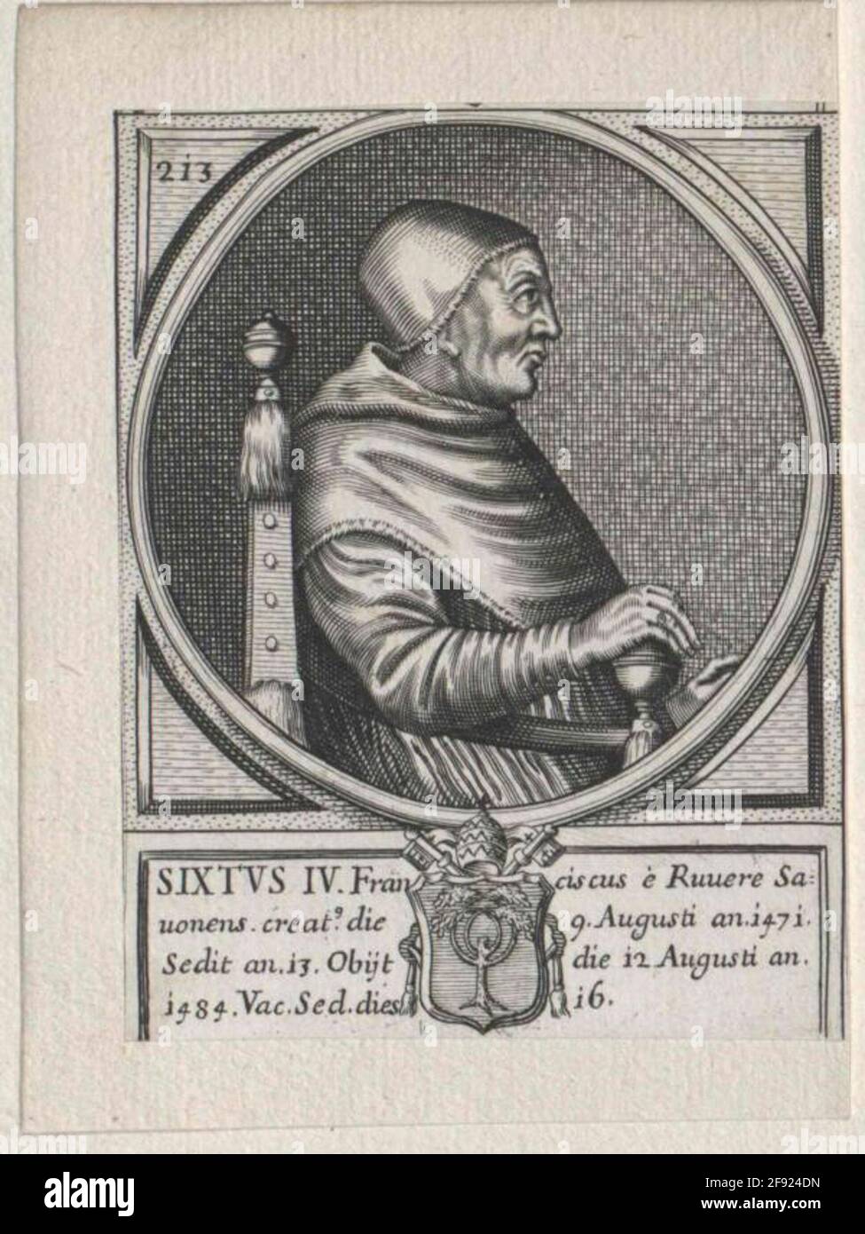 Sixtus IV., Pope Stock Photo - Alamy