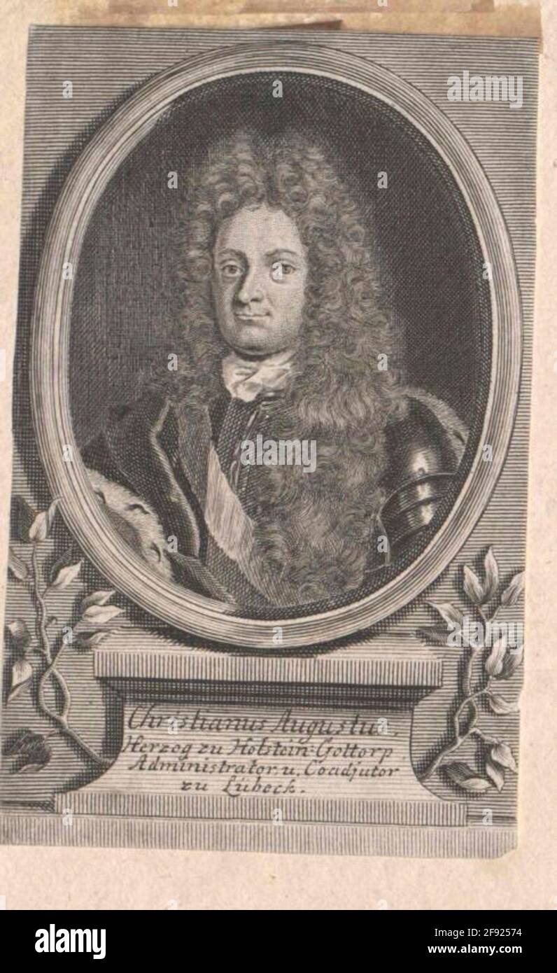 Christian August, Duke of Holstein-Gottorp 1705/1750 Stock Photo - Alamy