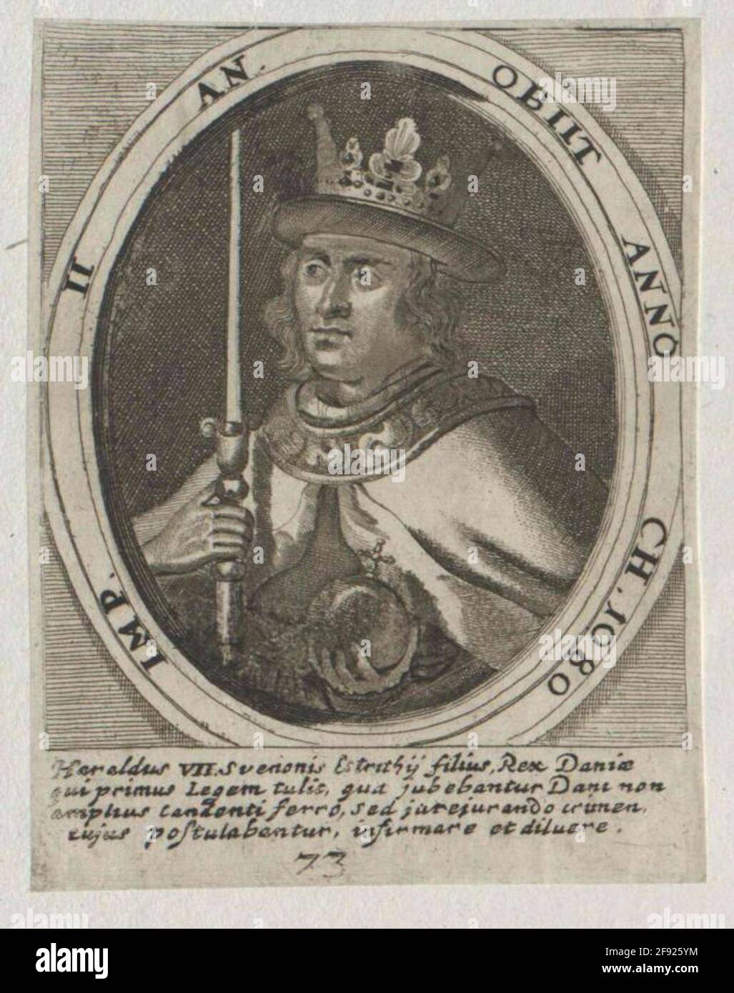 Harald IX. Hen, king of Denmark Stock Photo - Alamy