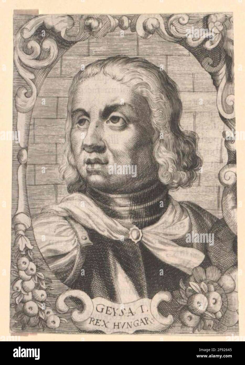 Geisa I, King of Hungary Stock Photo - Alamy