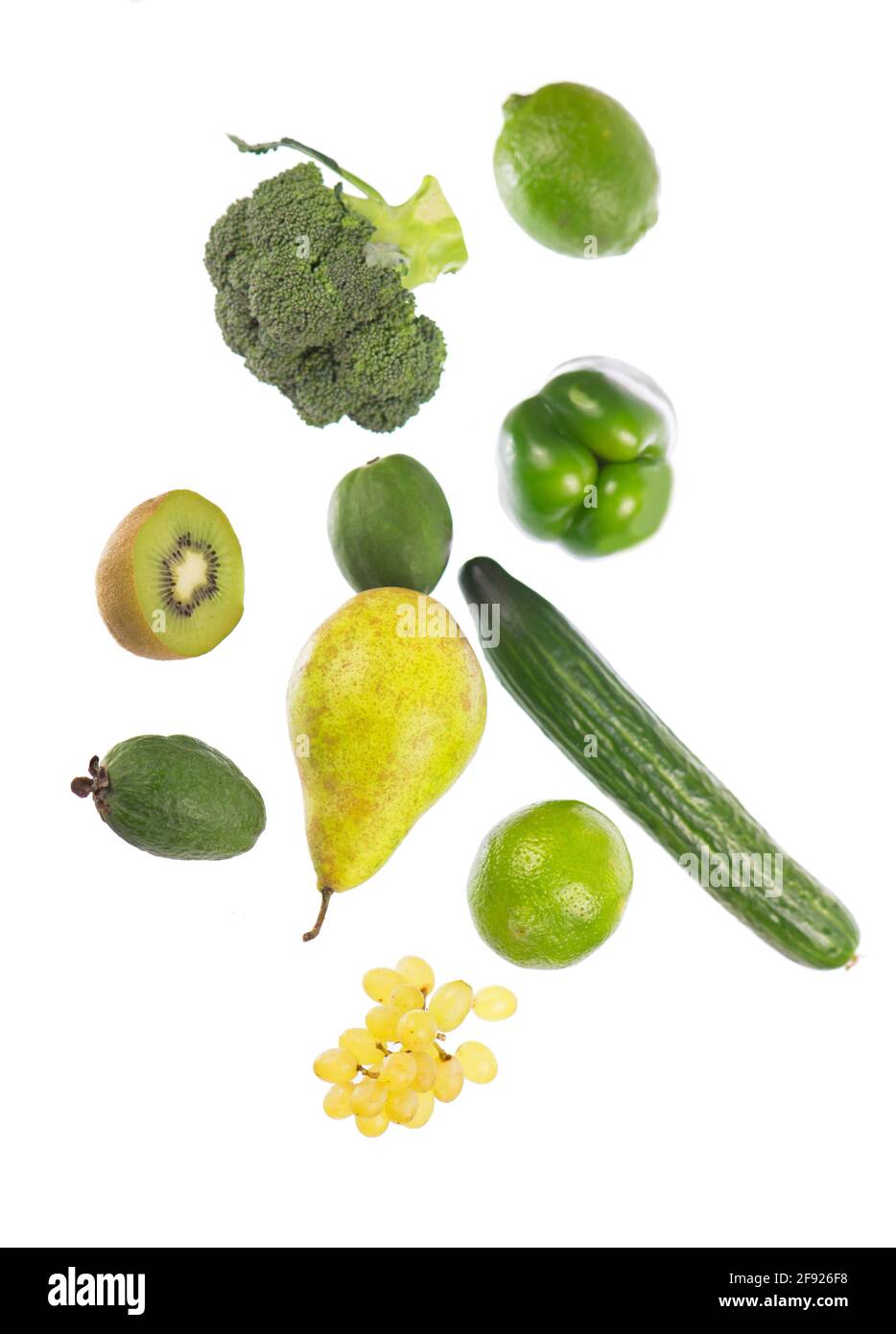 fresh vegetables with leaves isolated on white background Stock Photo ...