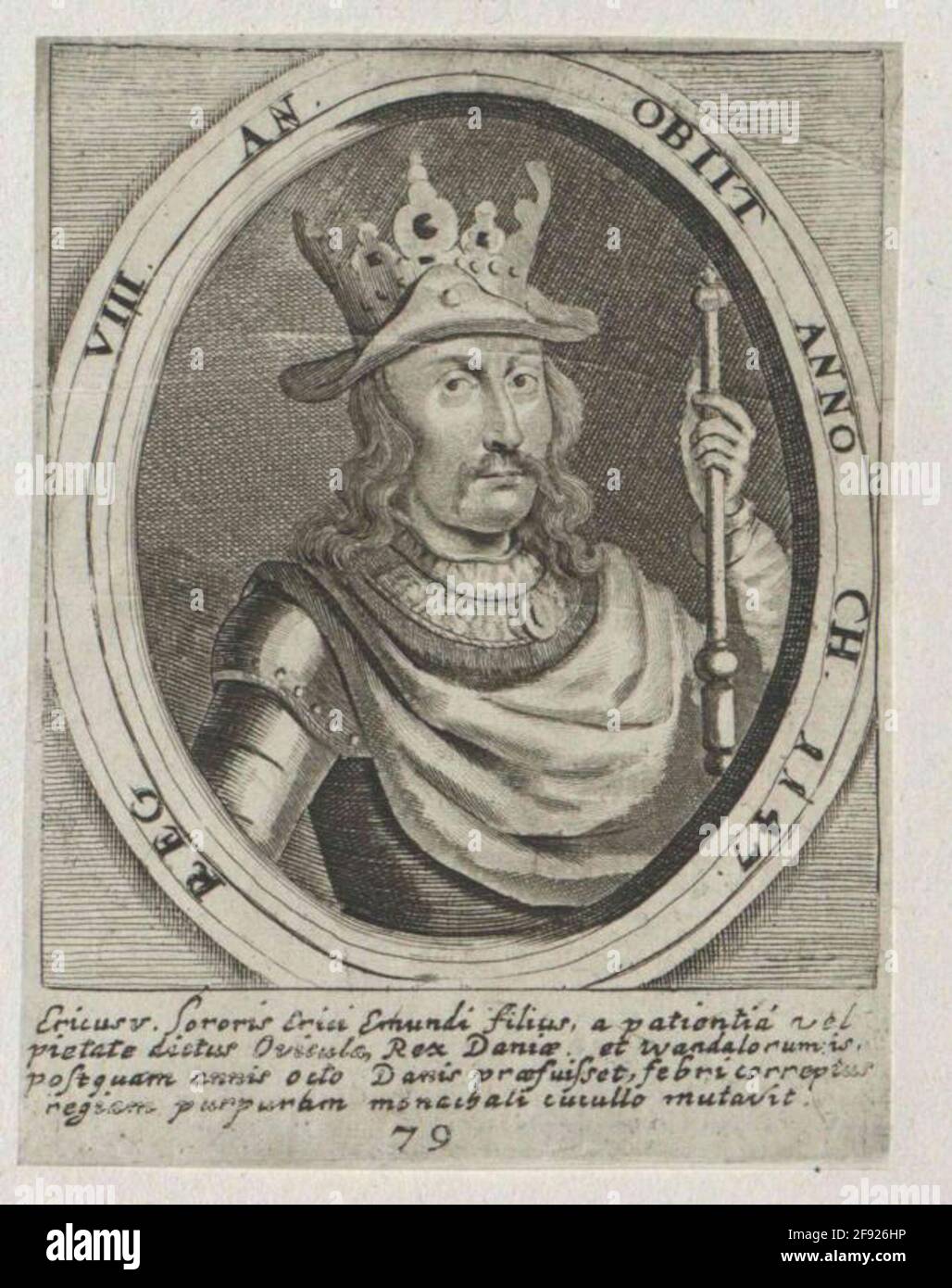 Erik III. Lam, King of Denmark Stock Photo - Alamy