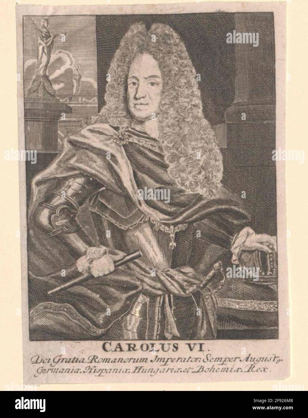 Karl VI., Roman-German Kaiser 1711/1750 Stock Photo - Alamy