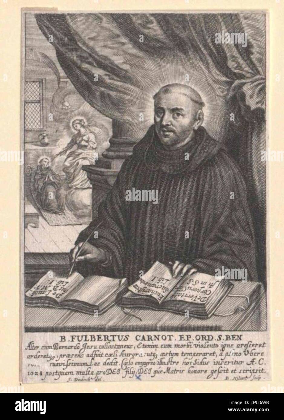 Fulbert, Bishop of Chartres Stock Photo - Alamy