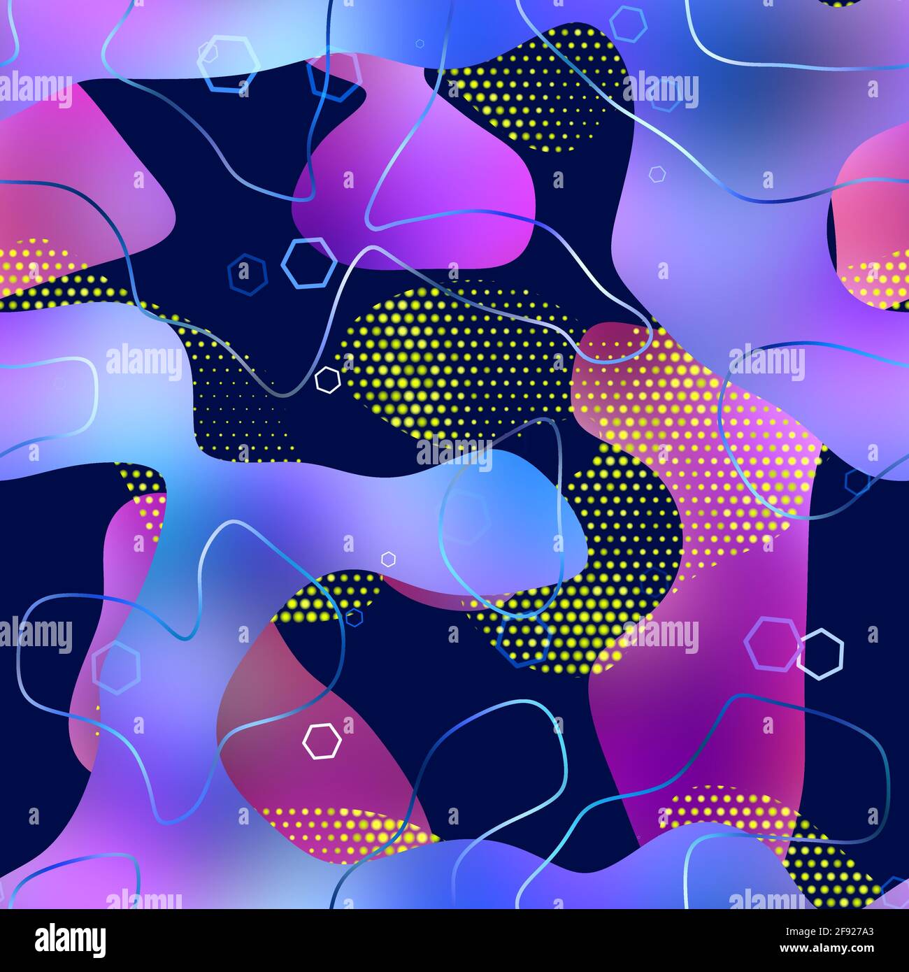 Seamless vibrant lava lamp liquid pattern design for print Stock Photo ...