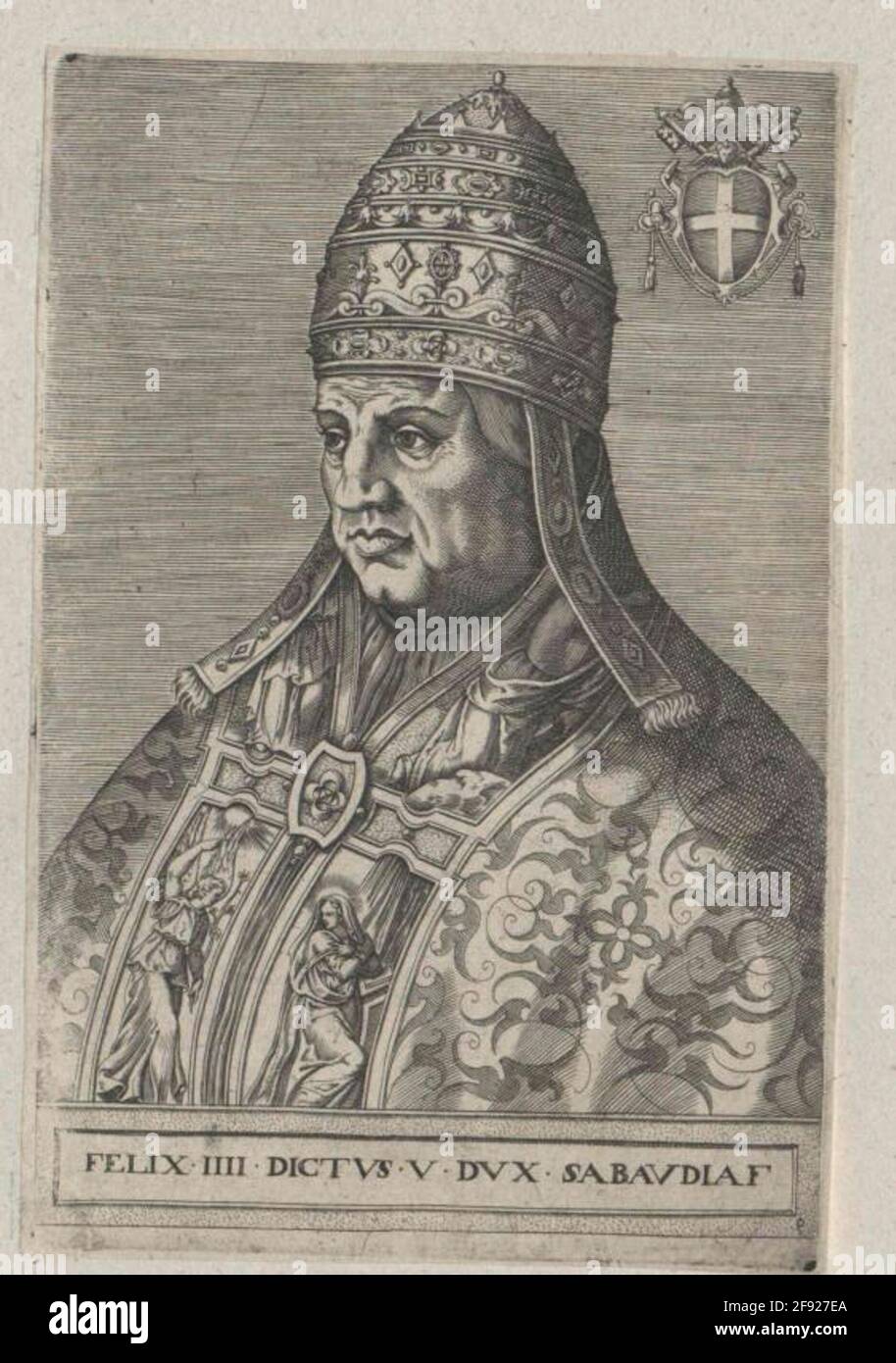 Felix IV., Pope Stock Photo - Alamy