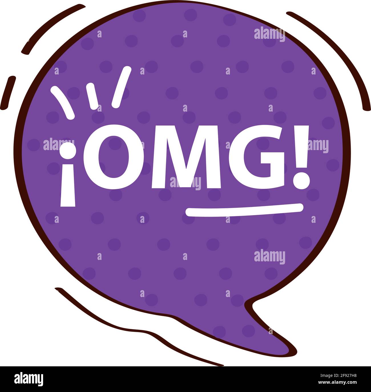 omg word in text balloon Stock Vector Image & Art - Alamy