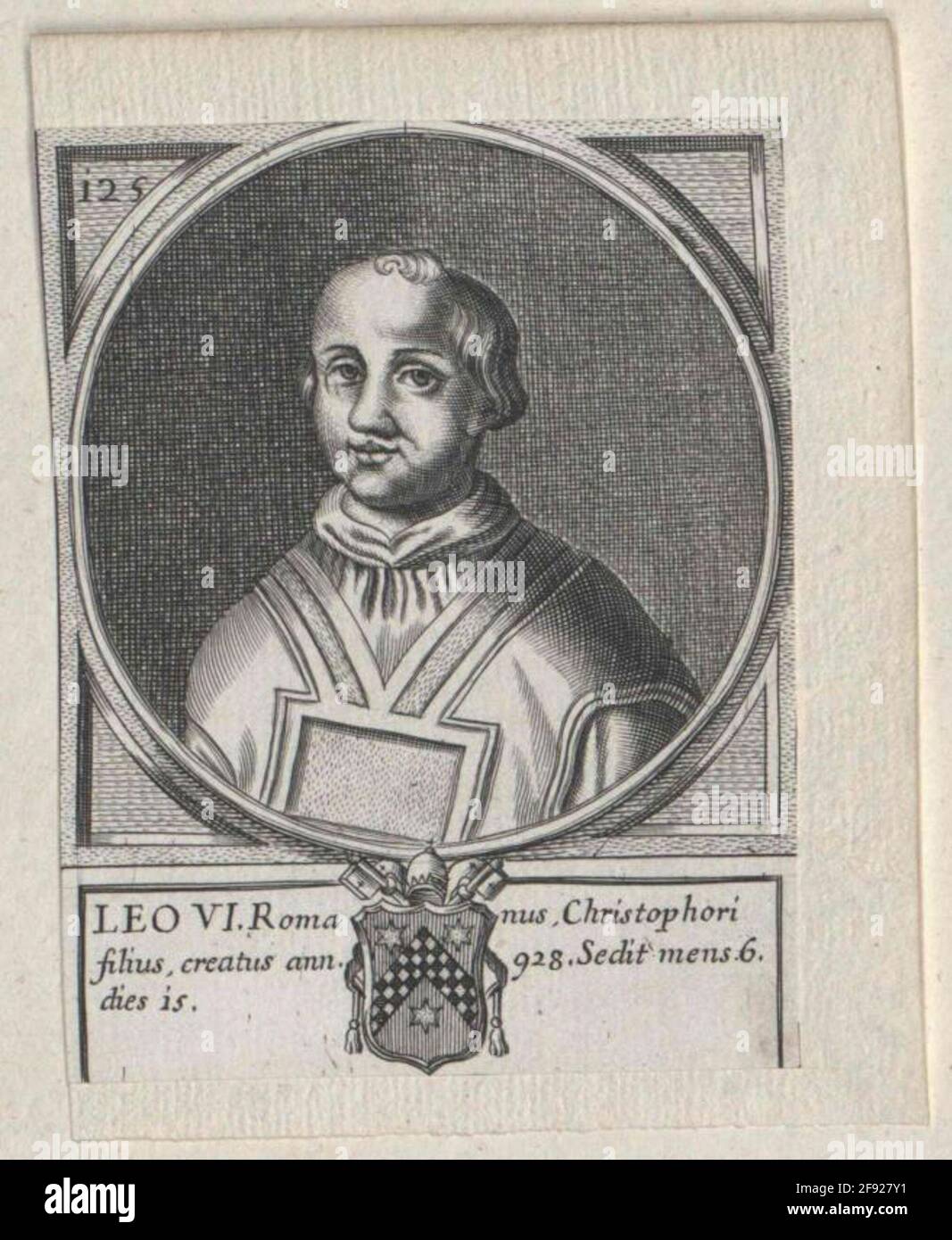 Leo VI., Pope Stock Photo - Alamy