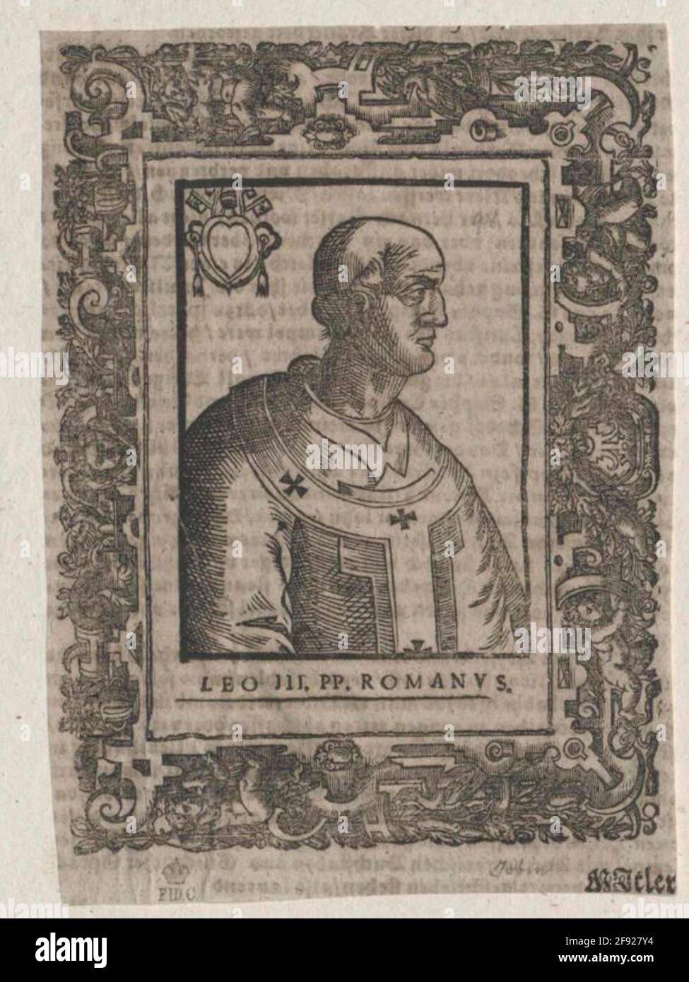 Leo III, Pope Stock Photo - Alamy