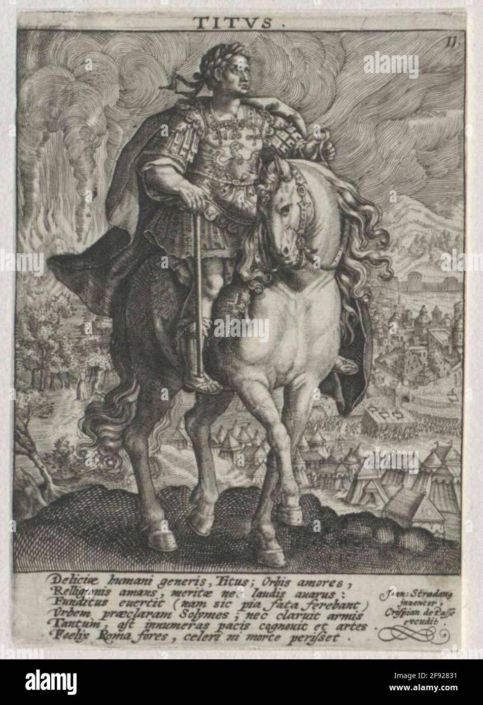 Titus, Roman Emperor Stock Photo - Alamy