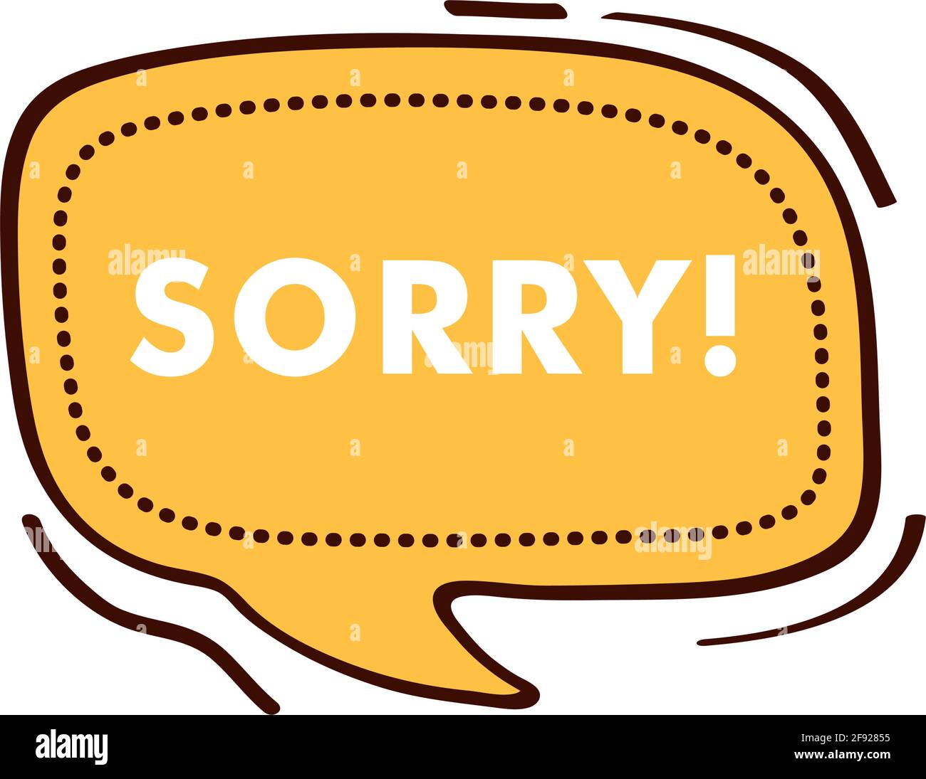 Say sorry Stock Vector Images - Alamy