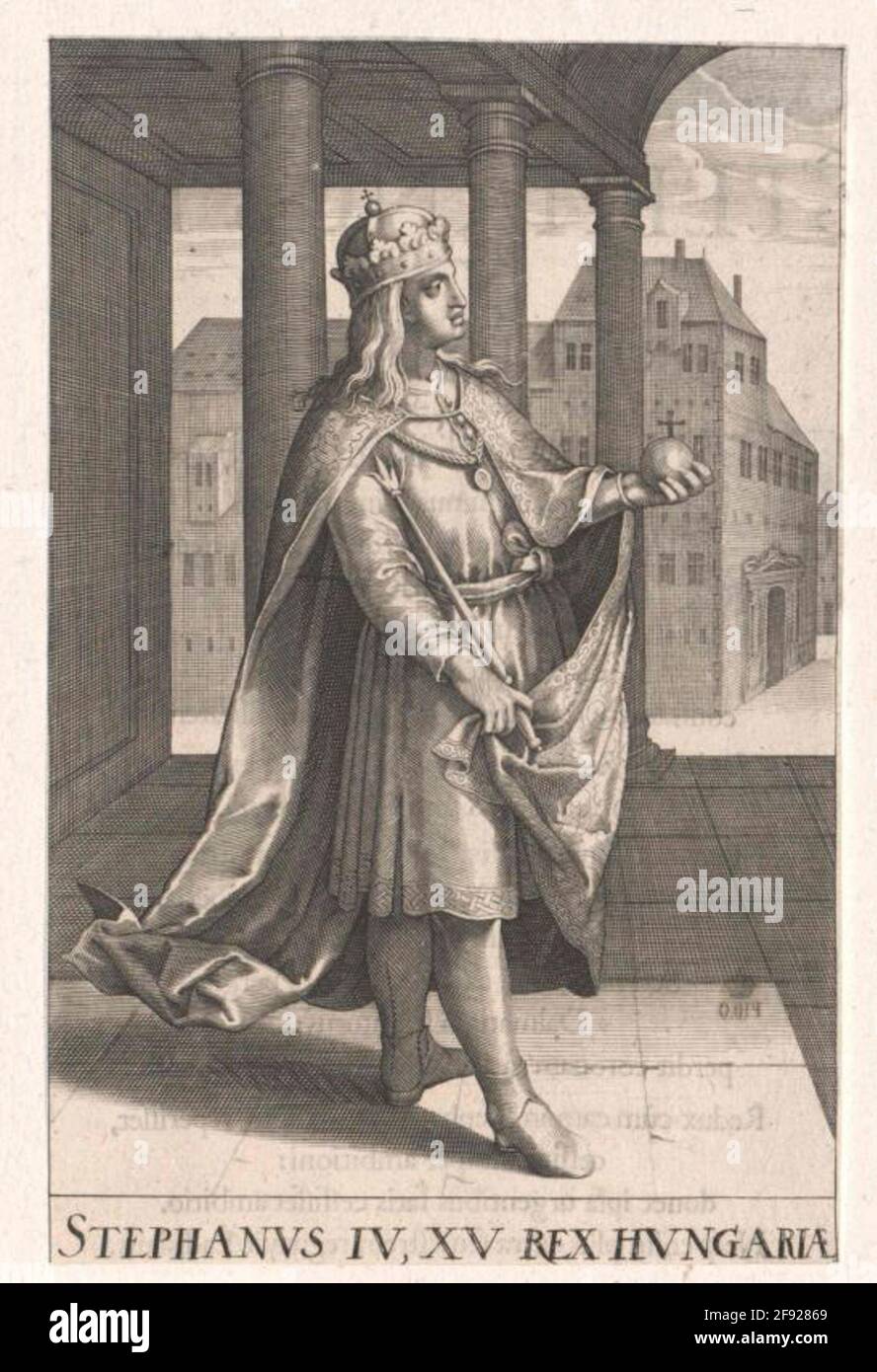 Stephan IV., King of Hungary Stock Photo - Alamy