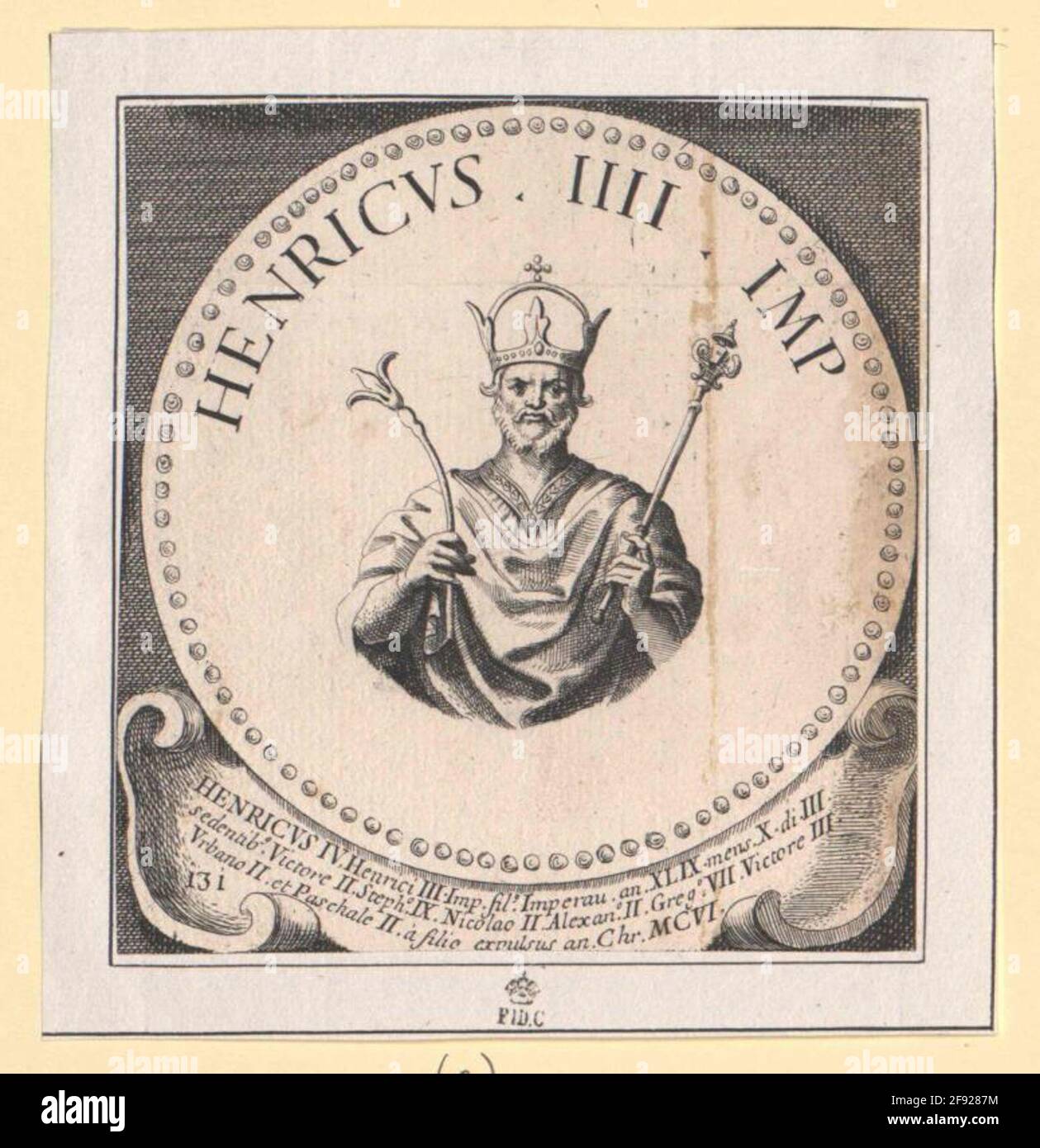 Heinrich IV., Roman-German Emperor Stock Photo - Alamy