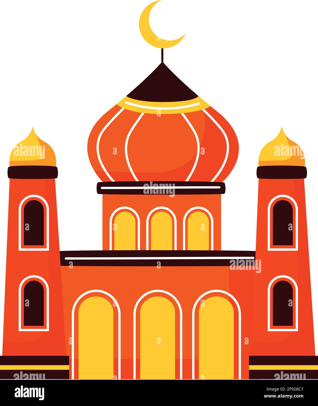 eid mubarak mosque temple icon Stock Vector Image & Art - Alamy