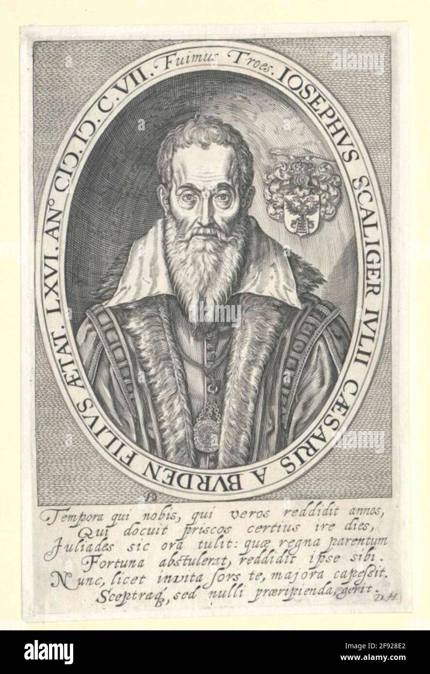 Scaliger, Joseph Justus Stecher: Bry, Johann Theodor Dedation: 1606/ ...