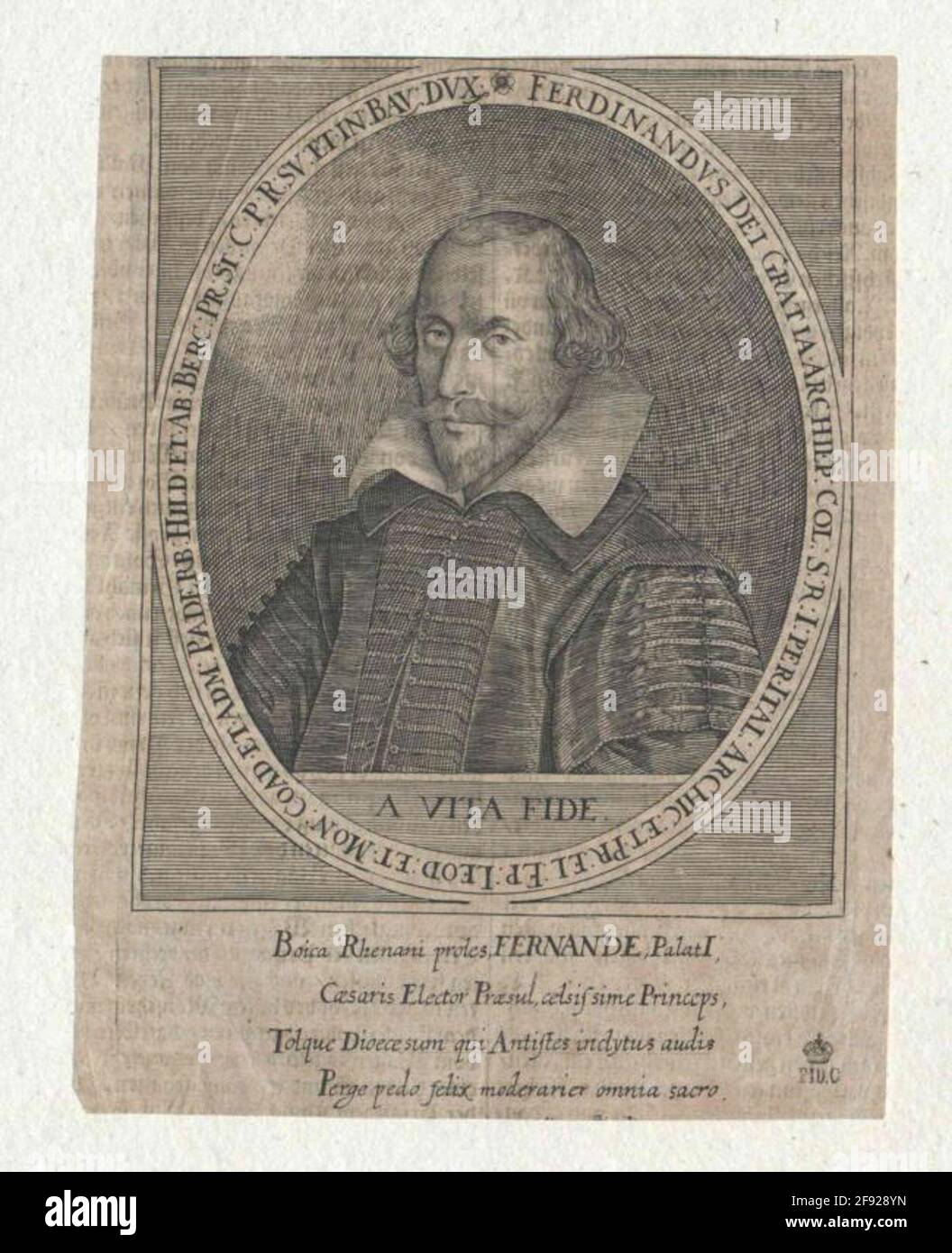 Ferdinand, Duke of Bavaria Elector of Cologne Stock Photo - Alamy