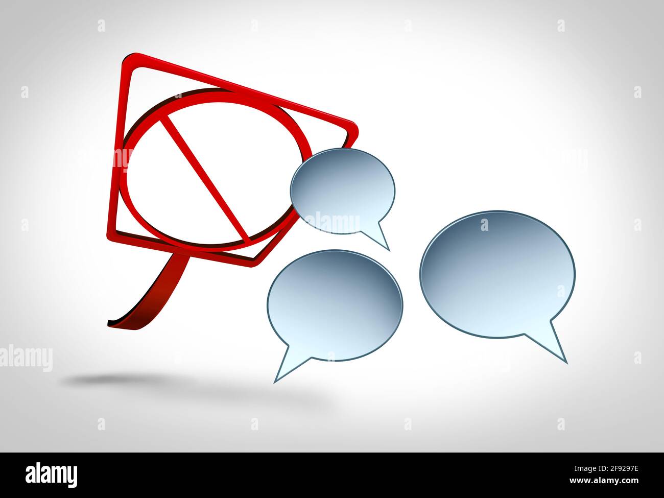 Restrict speech hi-res stock photography and images - Alamy