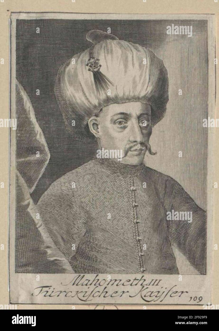 Mohammed III., Sultan of Turkey Stock Photo - Alamy