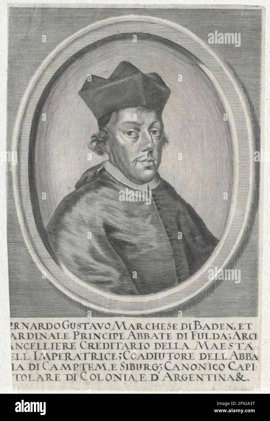 Bernhard Gustav, Markgraf of Baden-Durlach Stock Photo - Alamy