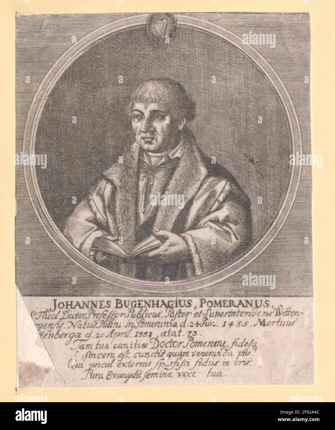 Bugenhagen, Johannes 1651 / 1733 Stock Photo - Alamy