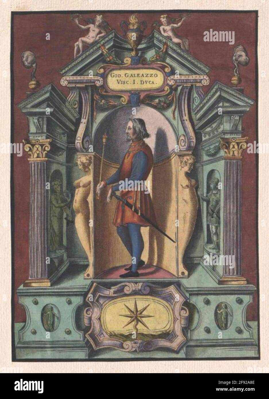 Johann Galeazzo Visconti, Duke of Milan Stock Photo - Alamy