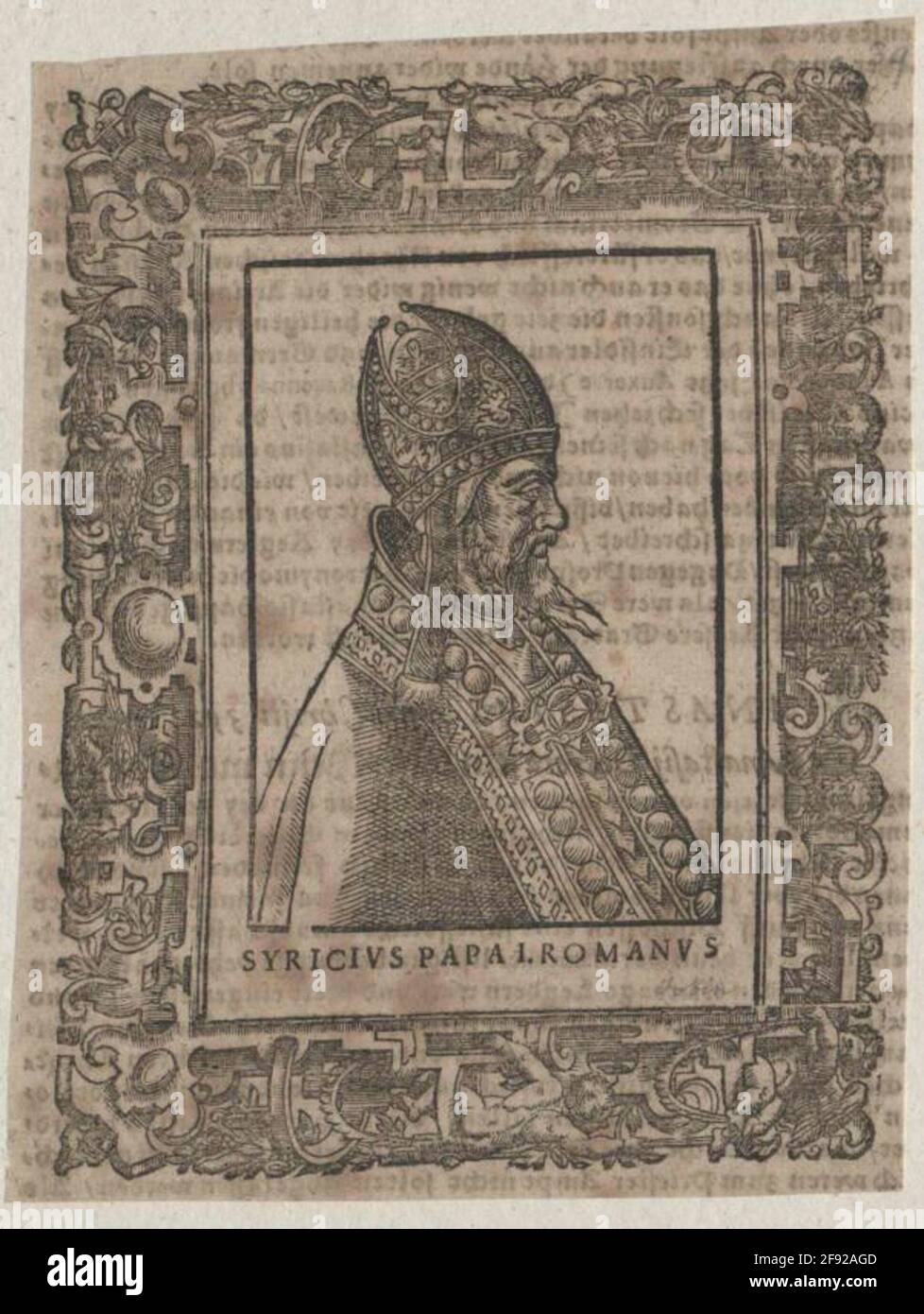 Pope siricius hi-res stock photography and images - Alamy