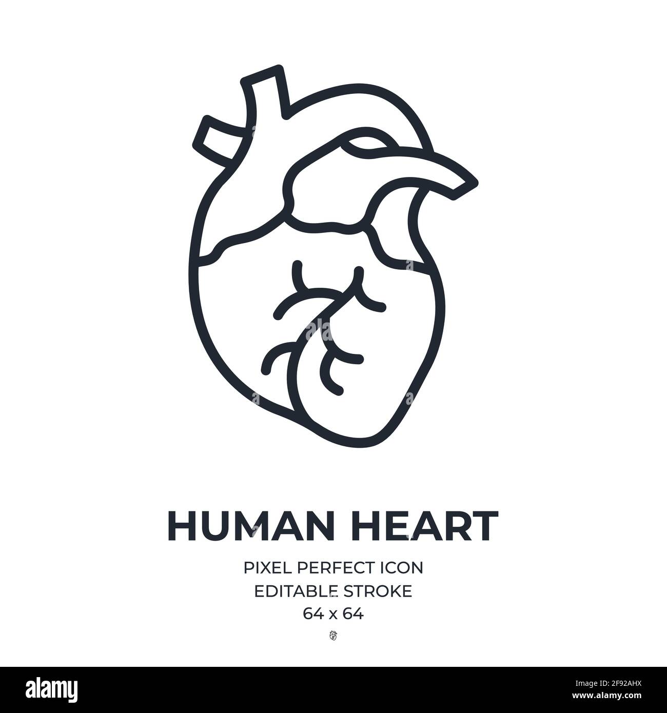 Heart pixel perfect white Cut Out Stock Images & Pictures - Alamy