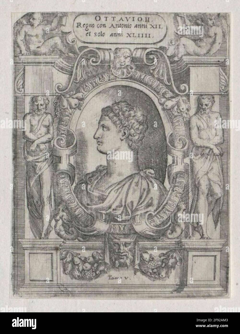 Caesar augustus profile hi-res stock photography and images - Alamy
