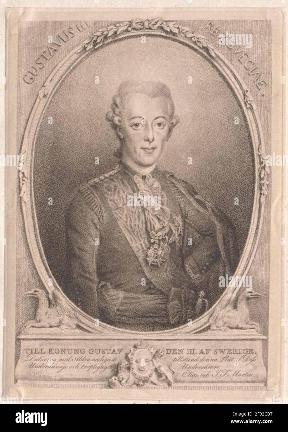 Gustav III., King of Sweden Stock Photo - Alamy