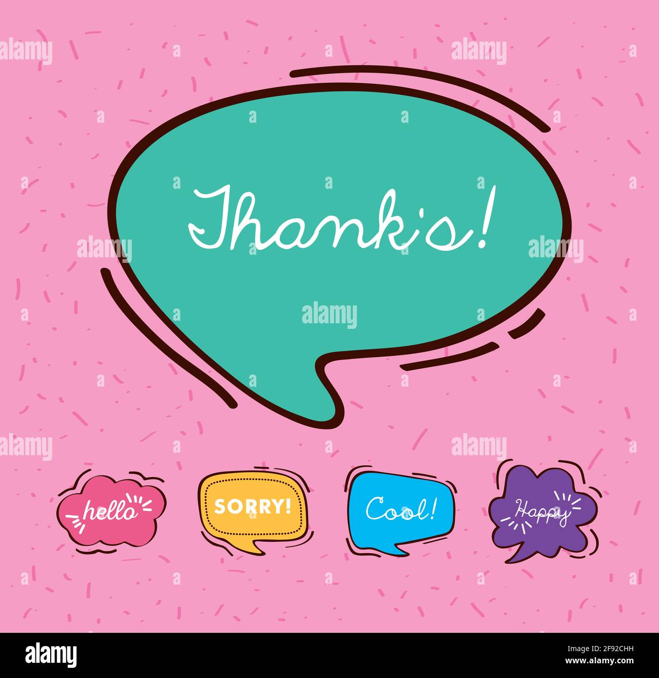 five text balloons set icons Stock Vector Image & Art - Alamy