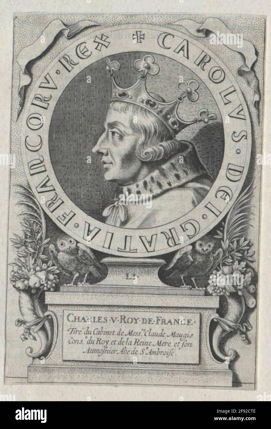 Karl V, King of France Stock Photo - Alamy