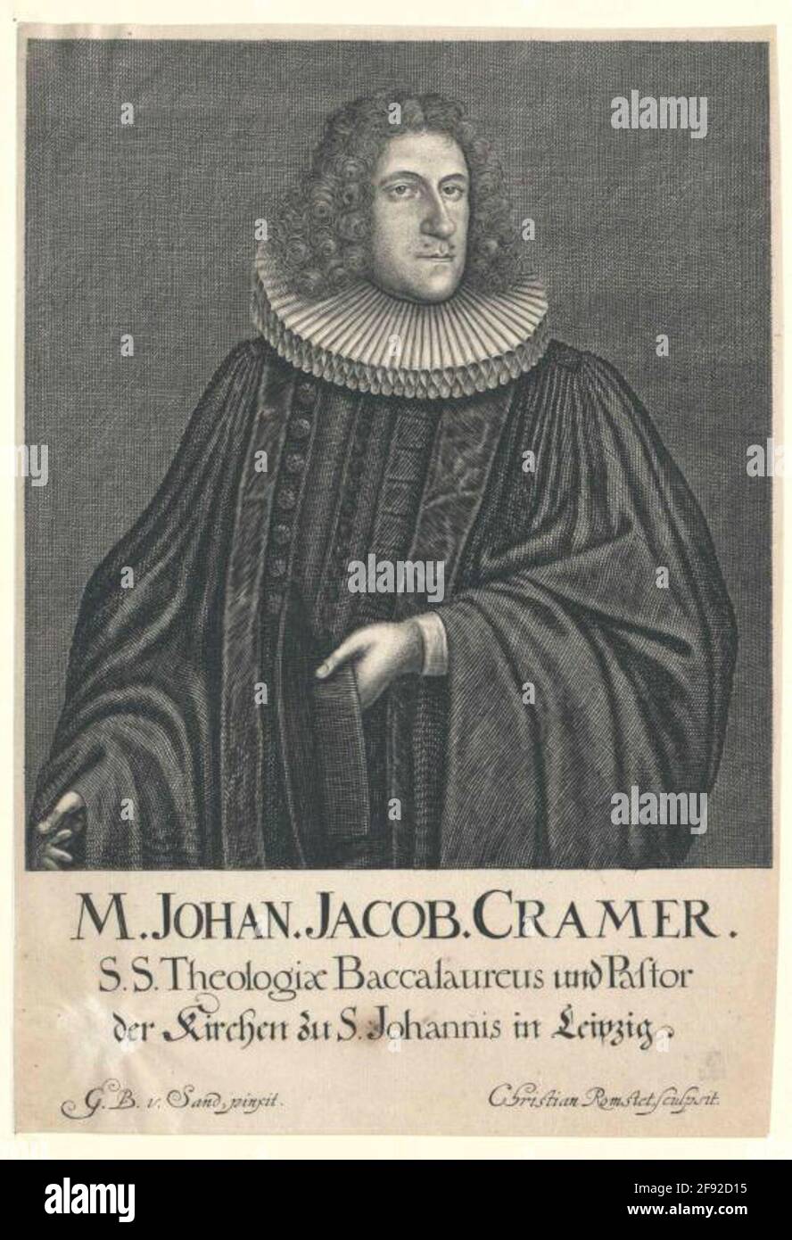 Cramer, Johann Jakob Stock Photo - Alamy