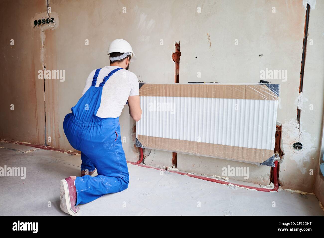 Water engineer man worker works hi-res stock photography and images - Alamy