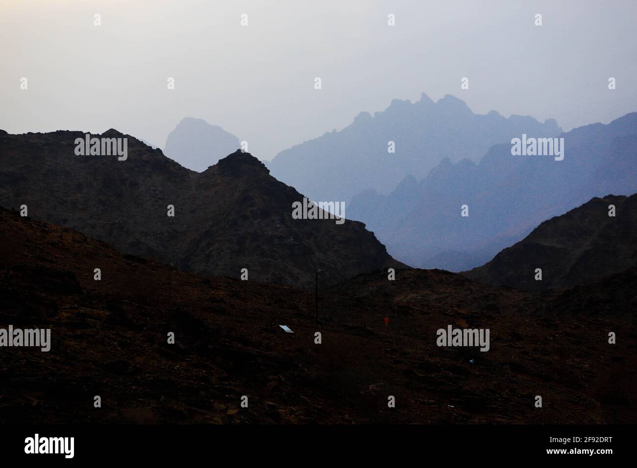 Al Hada Mountains landscapes near Taif, Western Saudi Arabia Stock ...