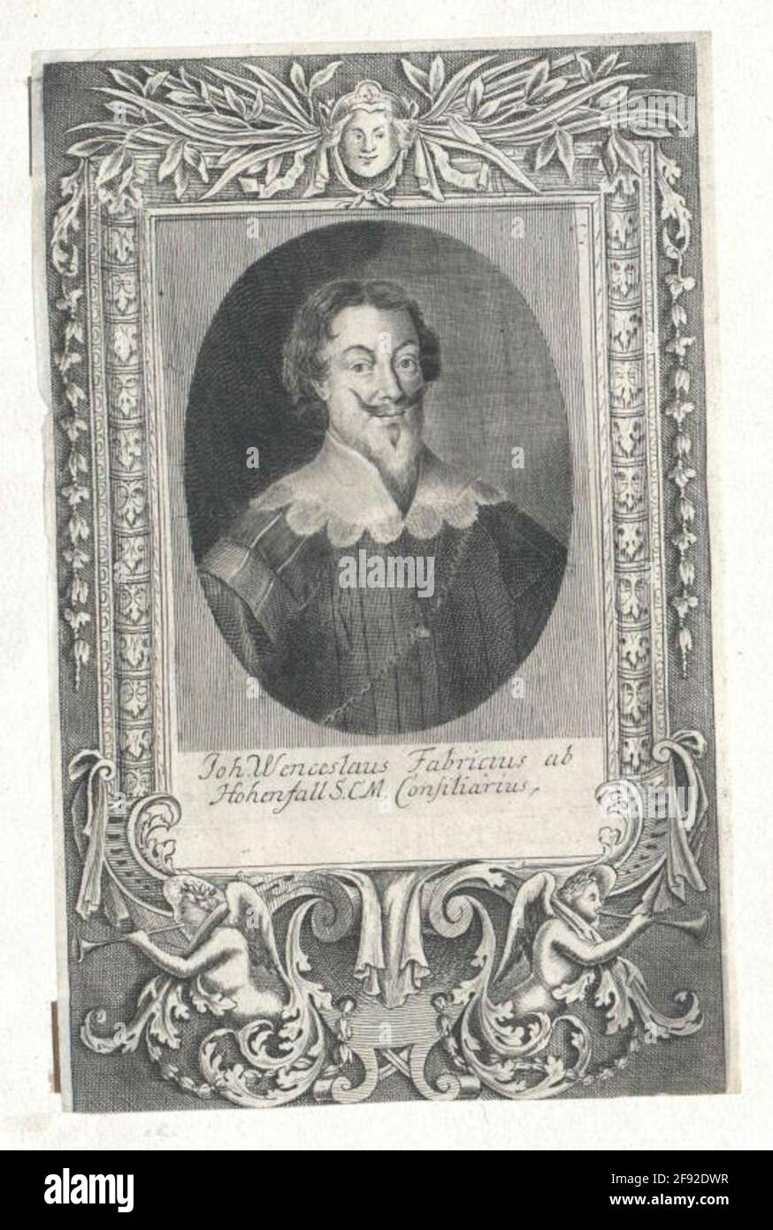 Fabricius Platter of Rosenfeld and Hohenfall, Philipp Stock Photo - Alamy