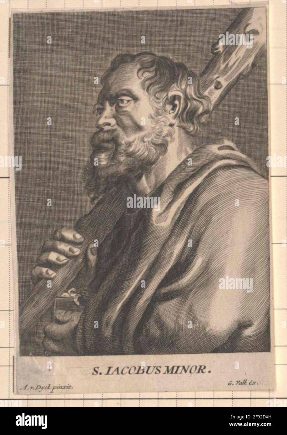 Jacobus of the Younger, Holy Apostles Stock Photo - Alamy